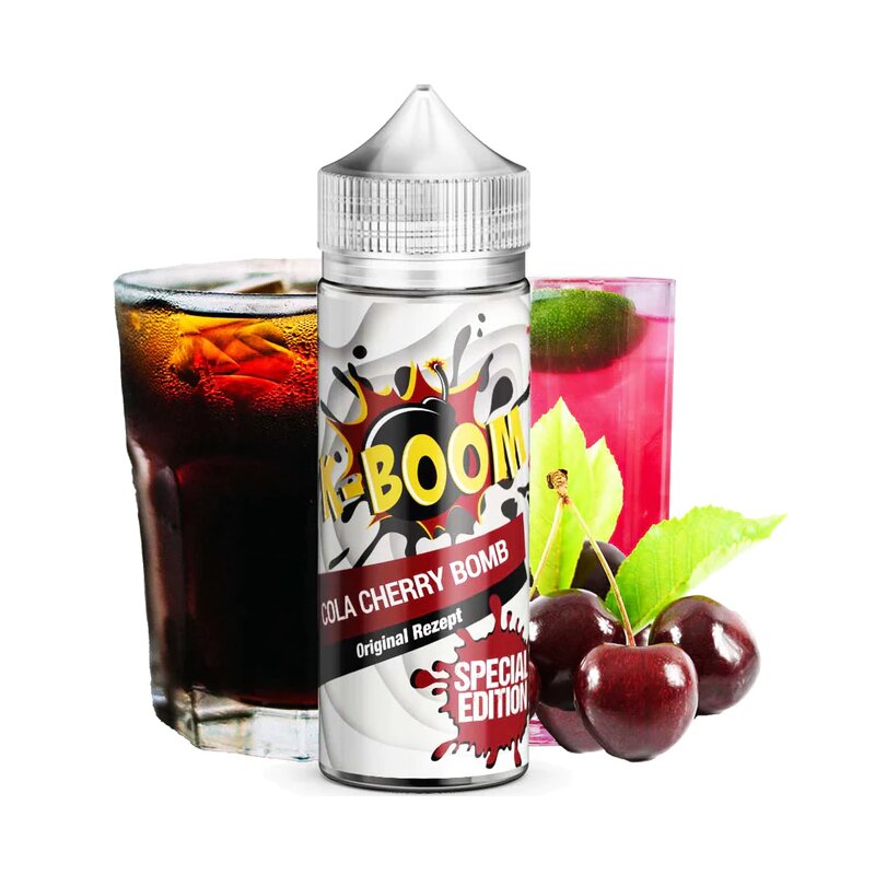 K-BOOM - Cola Cherry Bomb Longfill Aroma mit Steuerzeichen, 13,90