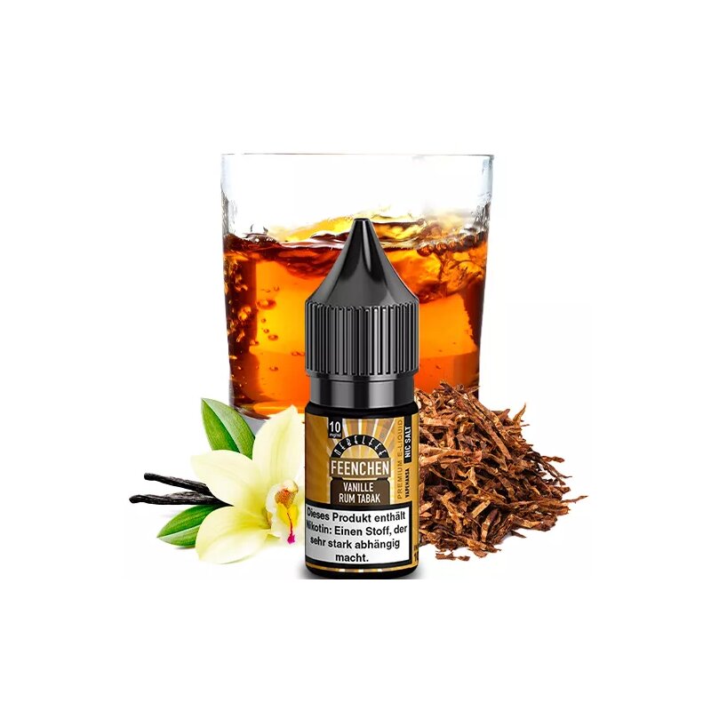 NEBELFEE - FEENCHEN - Vanille Rum Tabak Nikotinsalzliquid 10ml mit ...