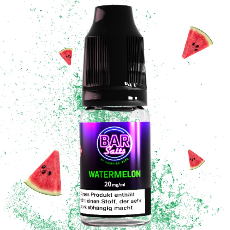 BAR SALT - by Vampire Vape Watermelon 10ml NicSalt Liquid > jetzt ...